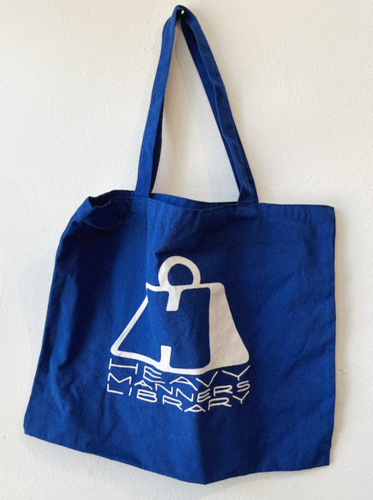 Heavy Manners Tote Bag (Blue) – Heavy Manners Library