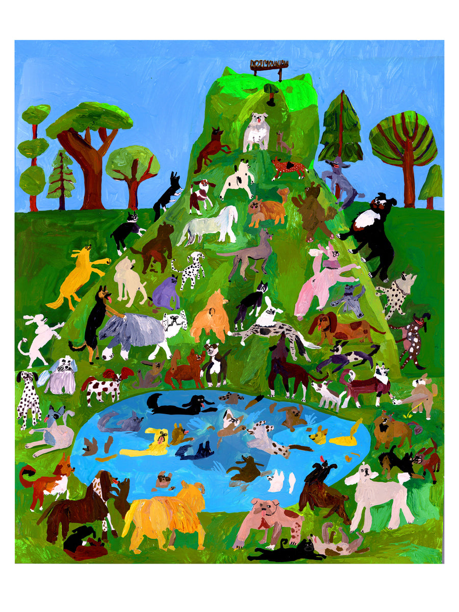 Tara Booth - “Dogs” 12x16 Print (Pre-Order) – Heavy Manners Library