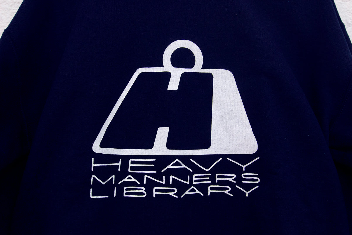 Heavy Manners Sweater (Navy) – Heavy Manners Library