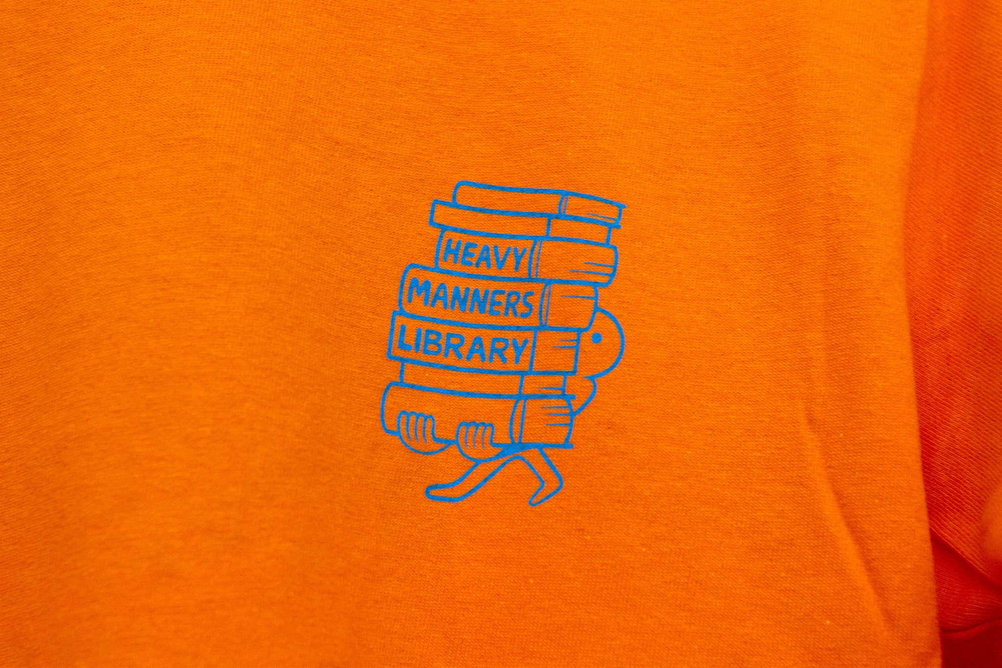 Heavy Manners Long Sleeve (Orange) – Heavy Manners Library