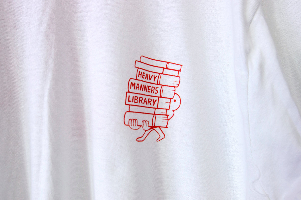 Heavy Manners Long Sleeve (White) – Heavy Manners Library