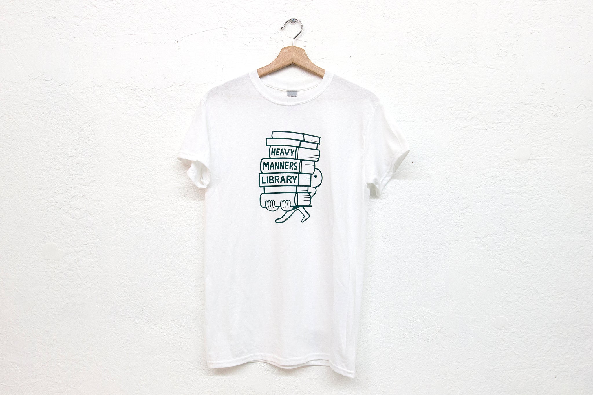 Heavy Manners T-Shirt (White) – Heavy Manners Library