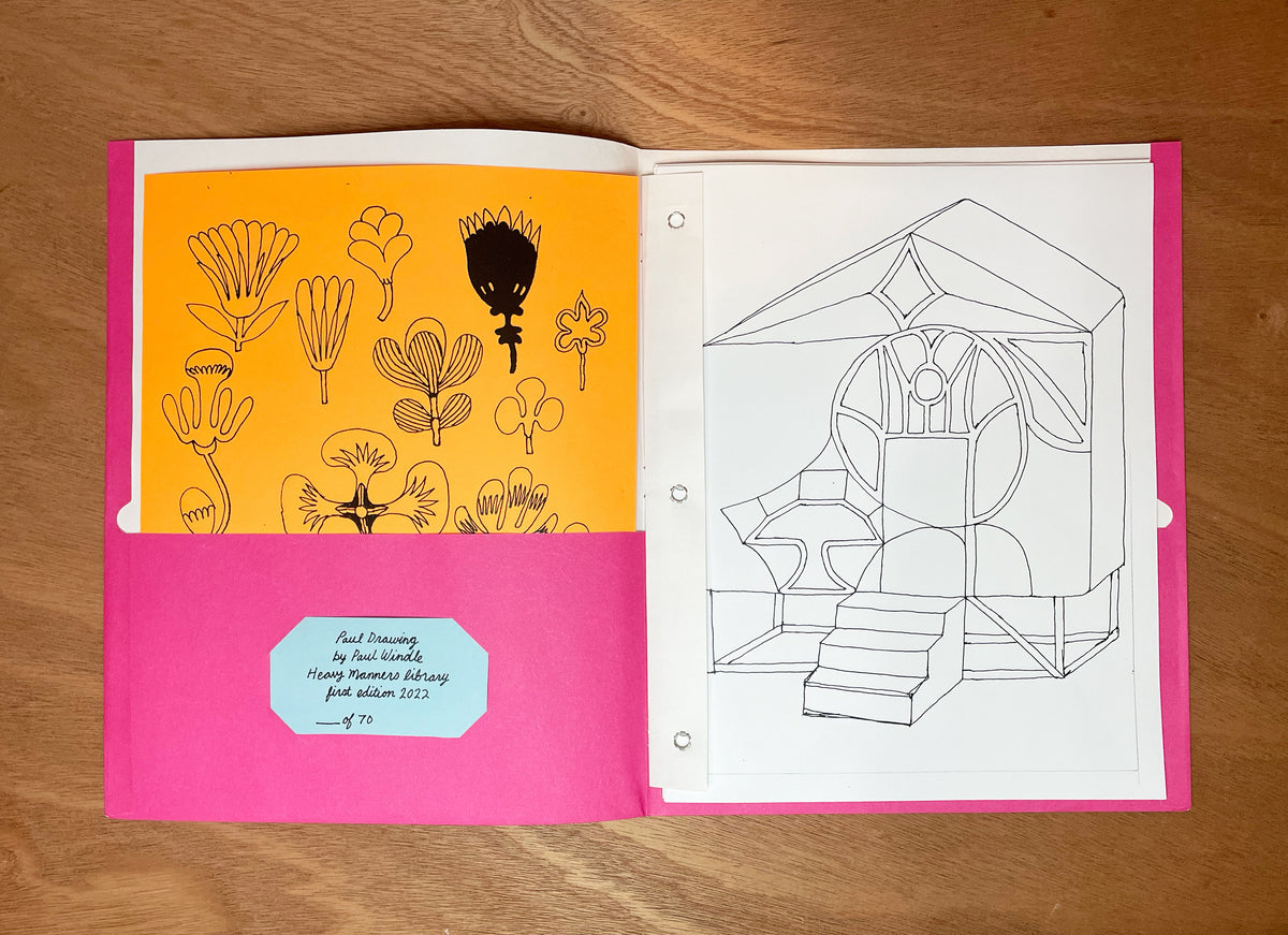 Paul Drawing - Paul Windle – Heavy Manners Library