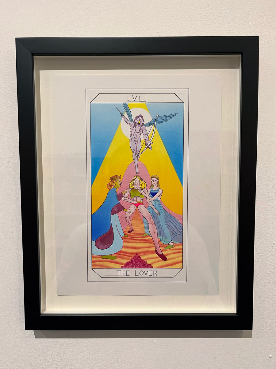 Jesse Moynihan - The Lover (6) Original Painting – Heavy Manners Library